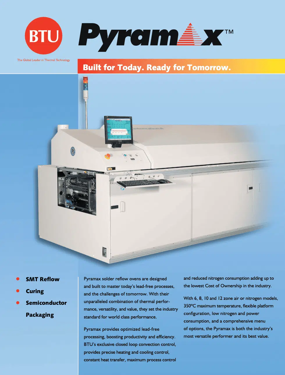 Pyramax Reflow Oven - BTU
